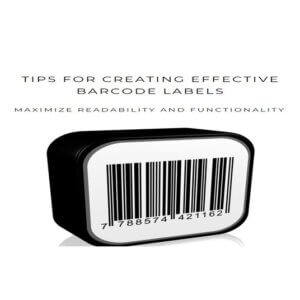 Barcode label design: Tips for creating effective barcode labels - Zahabi